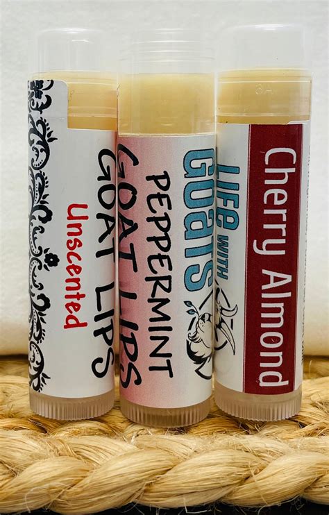 Goat Milk Lip Balms Life With Goats Goat Milk Skincare Healing Creams