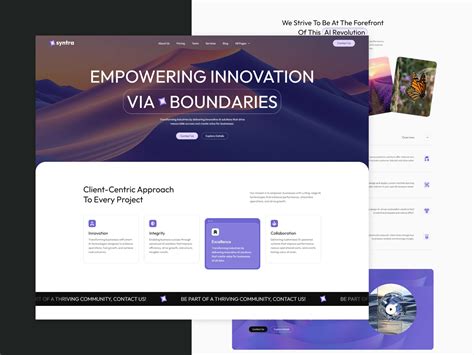 Syntra Responsive Ai Website Template By Fourtwelve — Framer Marketplace