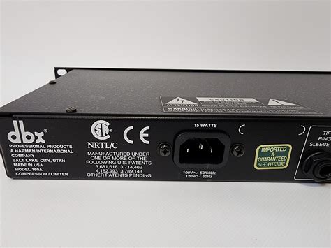 Dbx 160a Professional Compressor Limiter Signal Processor Ebay