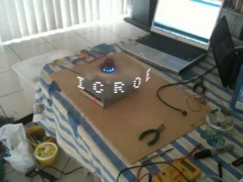 My Arduino POV Project Video YouTube