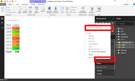 Conditional Formatting In Power BI Trainings Consultancy Tutorials