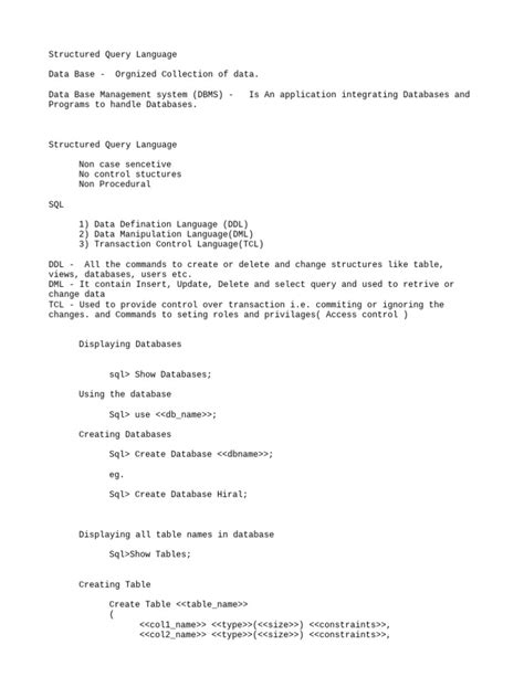 Sqlbasic Pdf