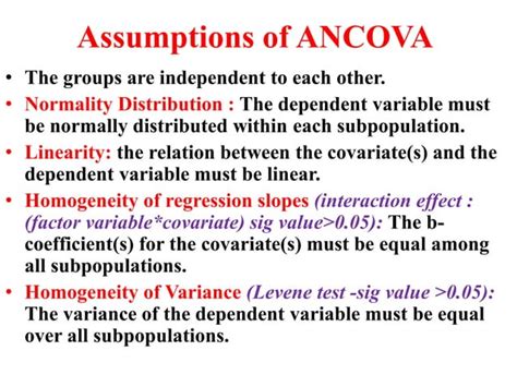 Analysis Of Variance And Its Impact For Statistical Analysis Pptx