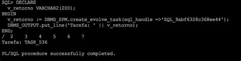 Criando Sql Plan Baselines Utilizando O Sqlplus Oracle Brasil