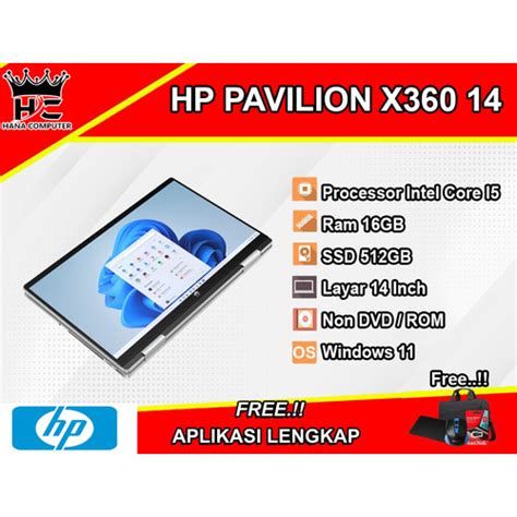 Jual Hp Pavilion X Ek Tu Touch I U Gb Ssd Irisxe W