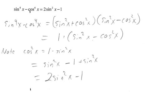 [pre Calc] Where Did The Professor Get Sin 2x Cos 2x Sin 2x Cos 2x