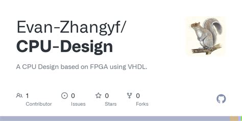 GitHub Evan Zhangyf CPU Design A CPU Design Based On FPGA Using VHDL