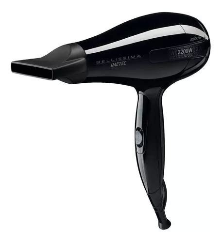 Secador De Pelo Bellissima C18 2200w Power Compact Color Negro