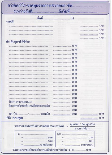 สมุดบัญชีรับ จ่ายในครัวเรือนและสมุดบัญชีต้นทุนประกอบอาชีพ E Book สตส กระบี่ หน้าหนังสือ