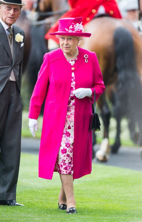 Why The Queen Wears So Many Bright Colors Popsugar Fashion