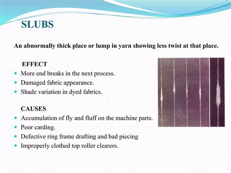 Yarn Faults Causes And Its Remedies Pptx