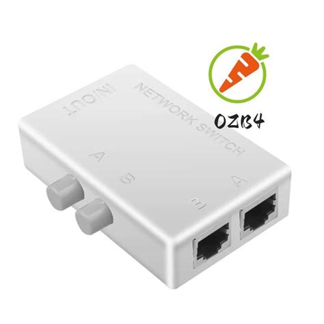 Сетевой сетевой коммутатор LAN Ethernet, разветвитель RJ45, двойной 2 ...