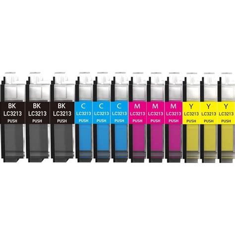 Ridgetube Lc3213 Cartouches D Encre Compatibles Avec Brother Lc 3211 Lc