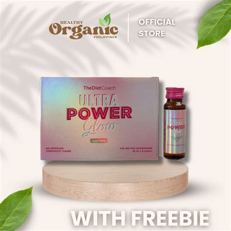 The Diet Coach Ultra Power Glow Glutathione Collagen Stevia Drink Sugar