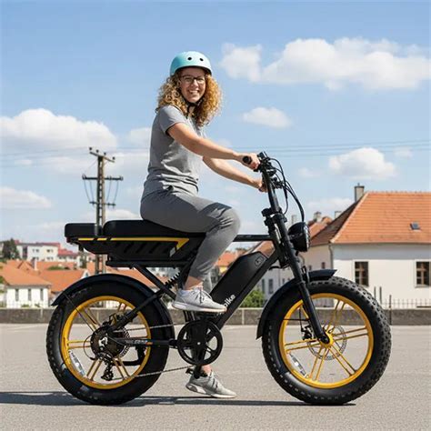Tst® R9 Dual Battery 1500w Long Range Full Suspension Moped Style Elec