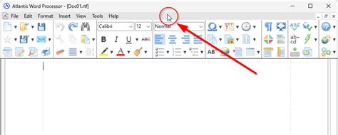 Atlantis Word Processor Help Toolbars