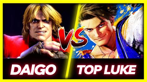 Sf Daigo Ken Vs Top Luke Playerstreet Fighter Youtube