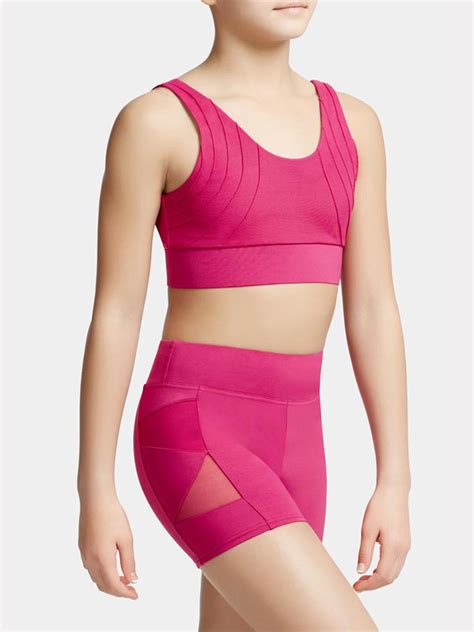 Capezio Skylight Breeze Bra Top Girls Tops Capezio