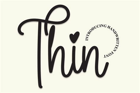 Thin Font