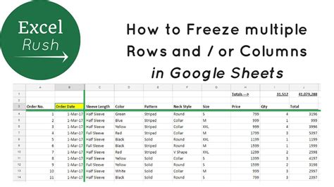 How To Freeze Panes In Excel Multiple Rows And Columns Design Talk