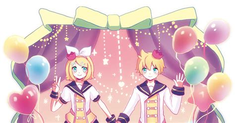 鏡音リン 鏡誕！ るんたのイラスト Pixiv
