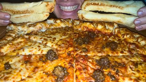 🍕 Personalized Stuffed Crust Pizza 🍺 먹방 Asmr Mukbang Youtube
