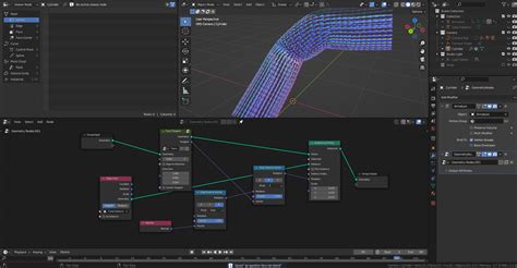 Geometry Node How To Instance Objects Along The Flow Of A Surface Modeling Blender