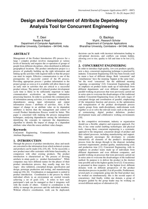 Pdf Design And Development Of Attribute Dependency Analysis Tool For