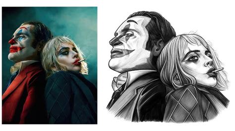 How To Draw The Joker And Harley Quinn