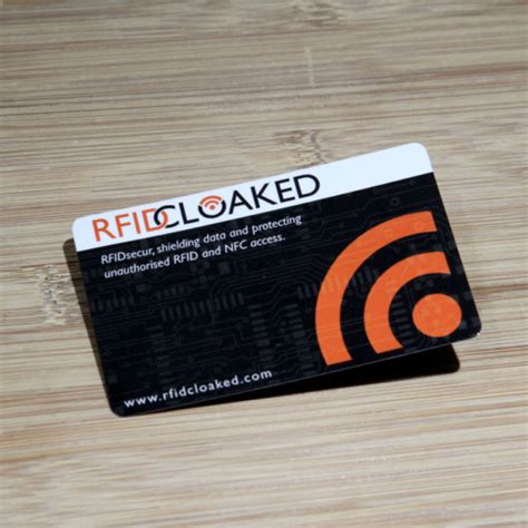 RFID Blocking Card RFIDsecur RFID Cloaked RFID Protection