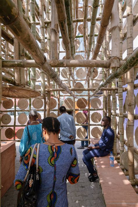 Htl Africa Installs Bamboo Scaffolding Pavilion In Lagos