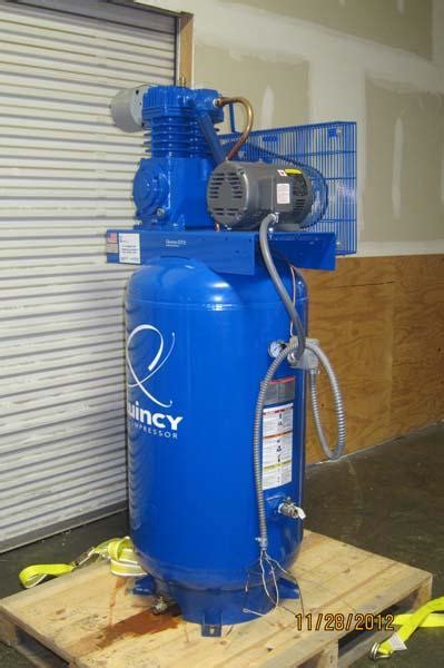 Lot 6 Quincy 5 Hp 80 Gallon Two Stage Air Compressor Wirebids