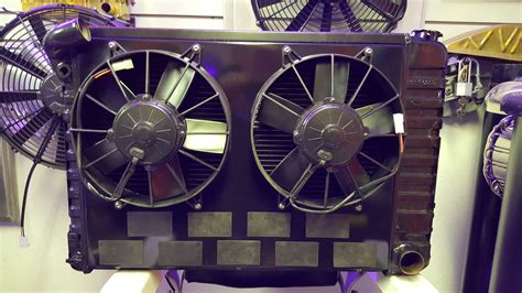 Custom Copper And Brass High Efficiency Radiator With Aluminum Fan Shroud