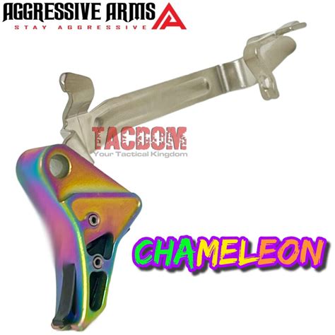 Aggressive Arms Rainbow Chameleon Pvd Trigger Lower Parts Kit Pvd