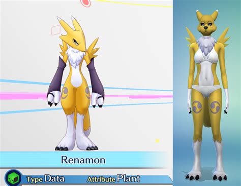 Digimod By Leljas Play As Renamon Andor Garurumon From Digimon