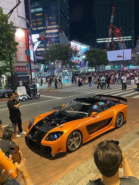 Veilside Rx7 In Shibuya Mobil Drift Mobil Impian Mobil