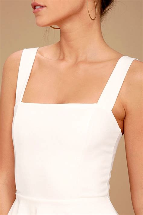Sexy White Dress Lwd Peplum Dress White Peplum Dress 5400