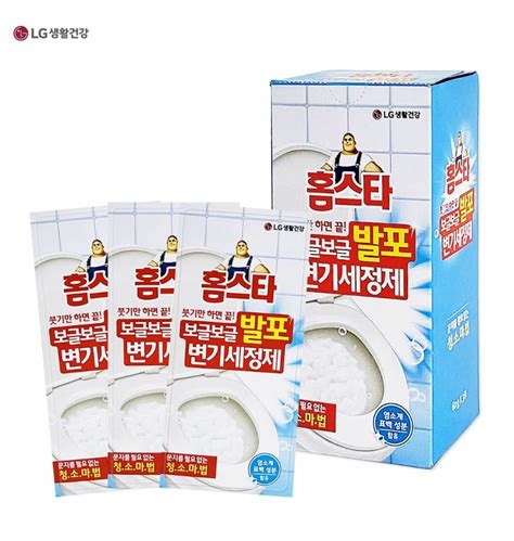 홈스타 보글보글 발포 변기세정제3p 60g 변기크리너 티몬