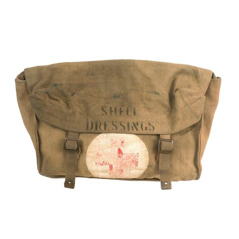 Original British Wwii Pattern 1937 Medic Shell Dressing Shoulder Bag W