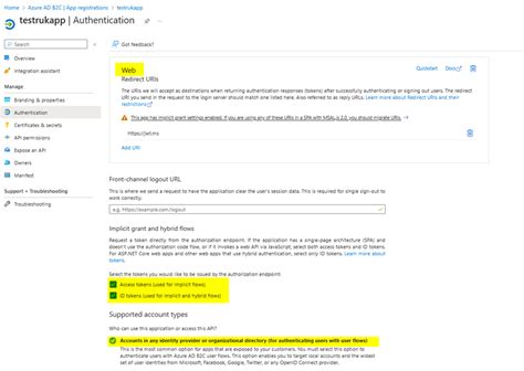 Authentication Azure Ad B2c Login With Microsoft Identity Provider Error Proof Key For Code