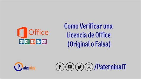 Descubre Cómo Verificar La Autenticidad De Tu Licencia De Office En