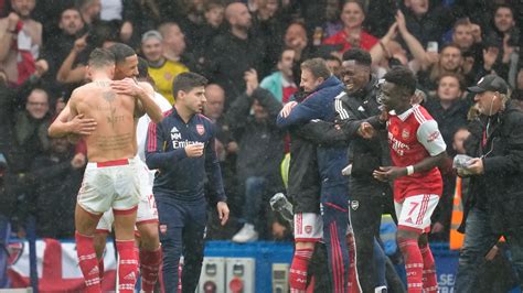 Gabriel Sends Arsenal Top As Chelsea Crash Again Football News Times Now