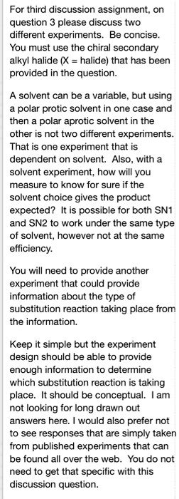 SOLVED For Third Discussion Assignment On Question 3 Please Discuss