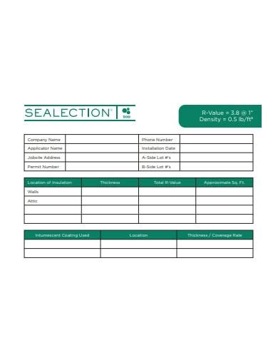 10 Insulation Statement Templates In Pdf