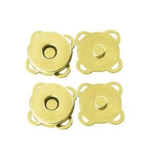 Mm Magnetic Snap Fasteners Metal Clasps Sewing Accessory For DIY Clothing Crafts Purses