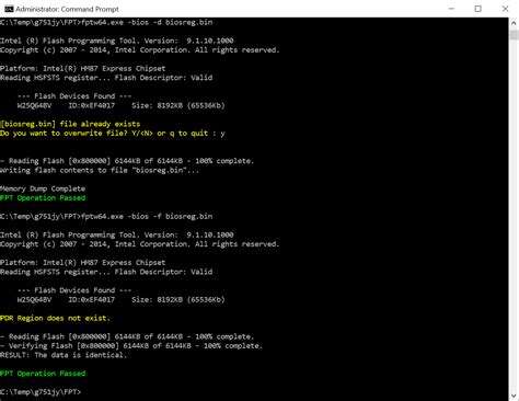 Specific Bios Modding Problems With An Asus Rog G751 Jy Notebook Bios