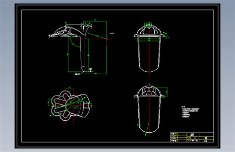 多功能便携式家用吸尘器结构设计 AutoCAD 2000 模型图纸下载 懒石网
