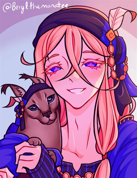 [spoiler Oc] I Drew Flop With Floppa Re Zero