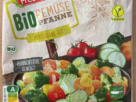 Milbona Bio Gemüsepfanne Mediterrane Art Kalorien Neue Produkte Fddb