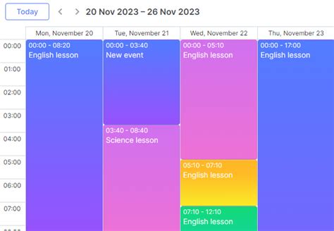 Day Column Padding Scheduler Docs